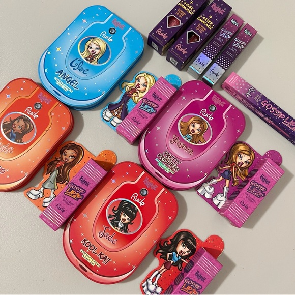 Bratz | Makeup | Bratz X Rude Cosmetics Makeup Lot Cellphone Eyeshadow ...